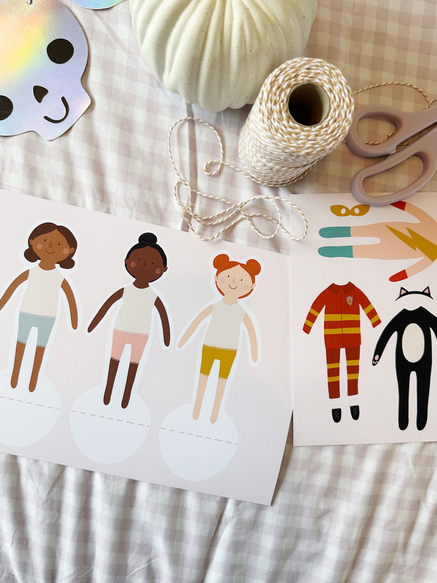 Paper Doll Halloween Dress Up Kit – Abel and The Label