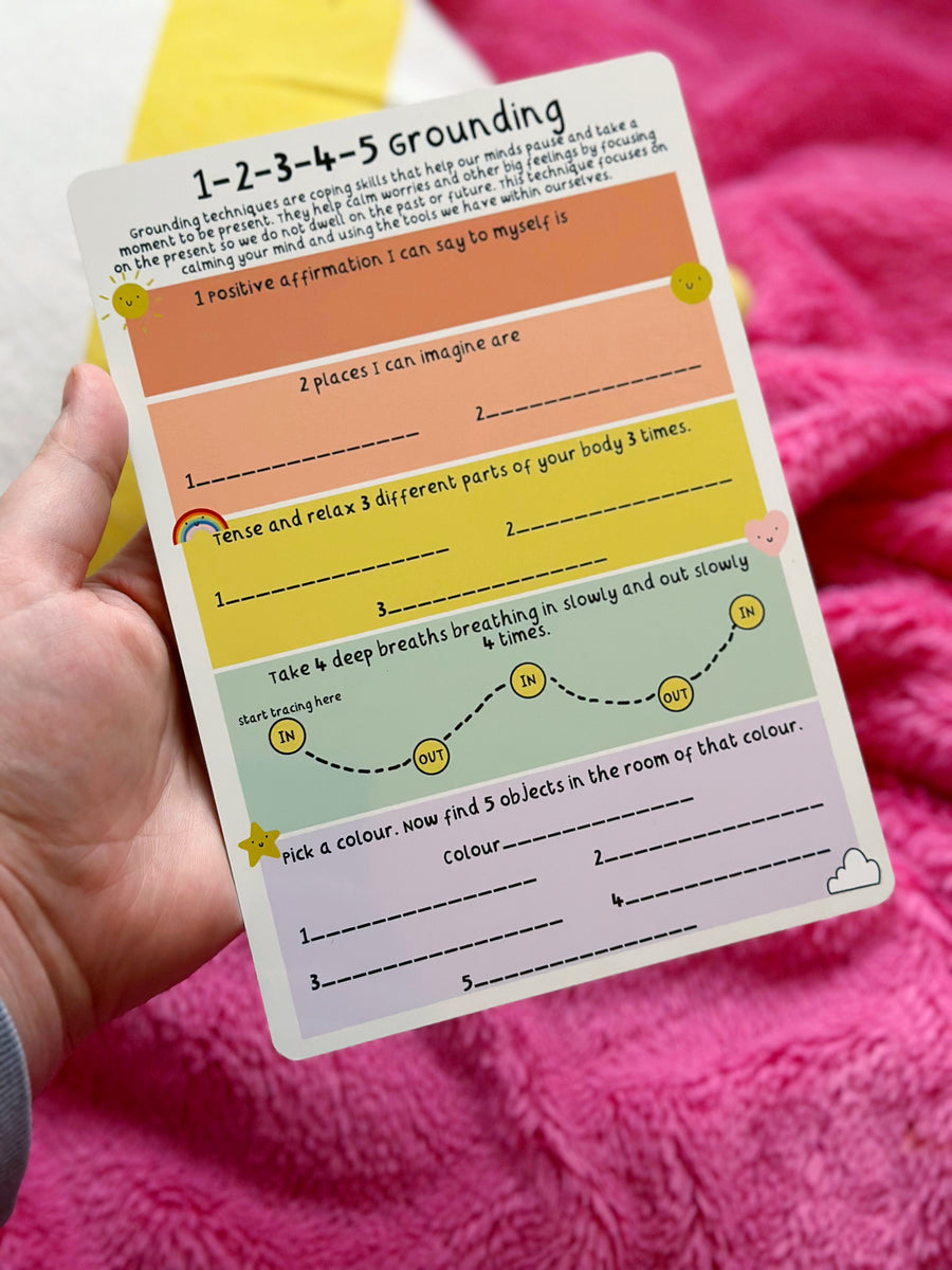 1-2-3-4-5 grounding technique board – Abel and The Label