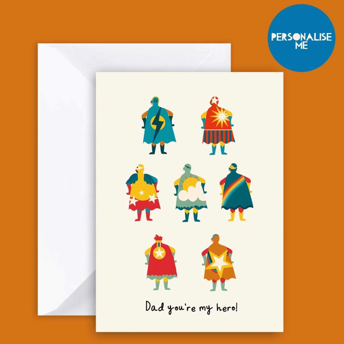 Personalised Father's Day Hero Card – Abel and The Label